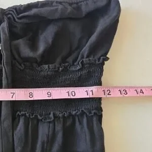 Old Navy | Dresses | Old Navy Black Halter Neck Smocked Summer Dress S ...